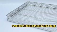 Stainless Steel Perforated Metal Mesh Tray Display