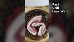 Quick-Heating Feature SS Barbecue Cooking Mesh Cuts Preheating Time