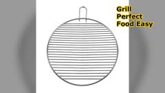 Bar welding Handle-style Barbecue Grill Net Firm Structure