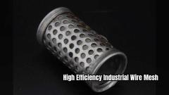 Custom 304 316 Stainless Steel Perforated Metal Filter Cylinder for Industrial Filtration