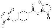 China N-Succinimidyl 4-(N-maleimidomethyl)cyclohexane-1-carboxylate; cas :64987-85-5; Crosslinking reagents; C16H18N2O6 for sale