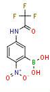China 2-nitro-5-(2,2,2-trifluoroacetamido)phenylboronic acid; CAS: 136237-81-5; purity: 98%; C8H6BF3N2O5 for sale