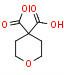 China Tetrahydropyran-4-dicarboxylic acid; CAS number 5337-04-2; Purity 98%;Formula C7H10O5 for sale