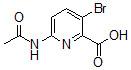China 6-Acetamido-3-bromopicolinic acid; CAS number 882430-69-5;Purity:95%;Molecular Formula C8H7BrN2O3 for sale