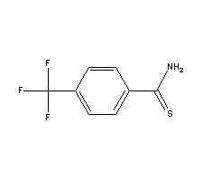 China 4-(trifluoromethyl)thiobenzamide; Cas: 72505-21-6; 97%min; 4-[(Trifluoromethyl)-thio]-benzamide; C8H6F3NS for sale
