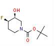 China Cis-tert-butyl 4-fluoro-3-hydroxypiperidine-1-carboxylate cas: 1174020-46-2;Purity 95%;C10H18FNO3;FW	219.3 for sale