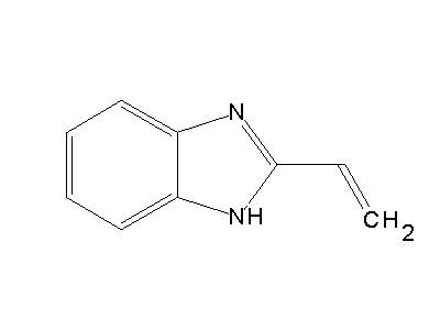 China 2-Vinyl-1H-benzimidazole;  Cas Number: 14984-26-0; 95% purity; heterocyclic, Organic compounds;Melting Point: 186-187 ºC for sale