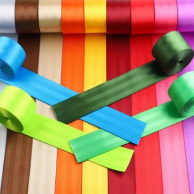 China Adjustable Blue Seat Belt Webbing Replacement Custom Colors 3500mm Rolling Capacity for sale