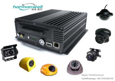 China 4ch 720P AHD HDD Mobile DVR System for Vehicle Video Surveillance GPS/3G/4G/WIFI Optional for sale
