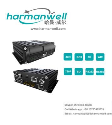 China 2017 Hot Sale H. 264 4CH Support Dual SD Card Mdvr for Buses and School Buses for sale