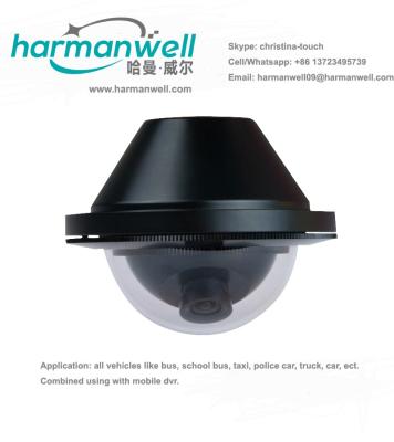 China Inside View Metal Dome Vehicle Camera 1/3” Sony 600TVL PAL/NTSC Bus Train for sale