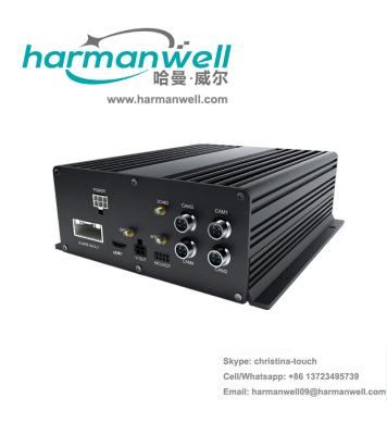 China Anti-vibration 4ch HD 720P HDD Mobile DVR VEHICLE Surveillance for sale