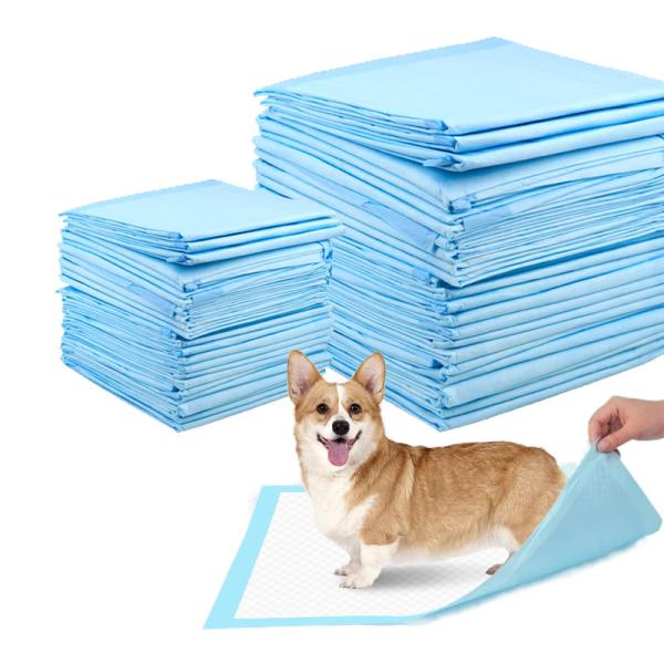 Quality Highly Absorbent Disposable Pet Pads with Wetness Indicator for sale