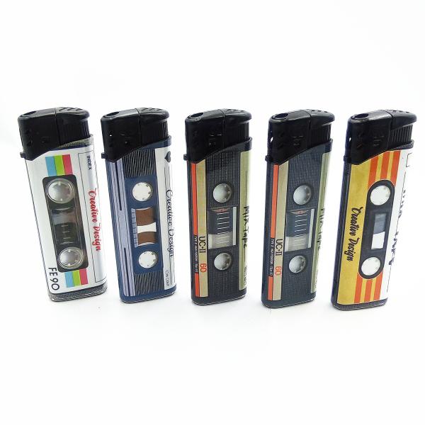 Quality Different Styles High Quality Electric Lighter with Labels for sale