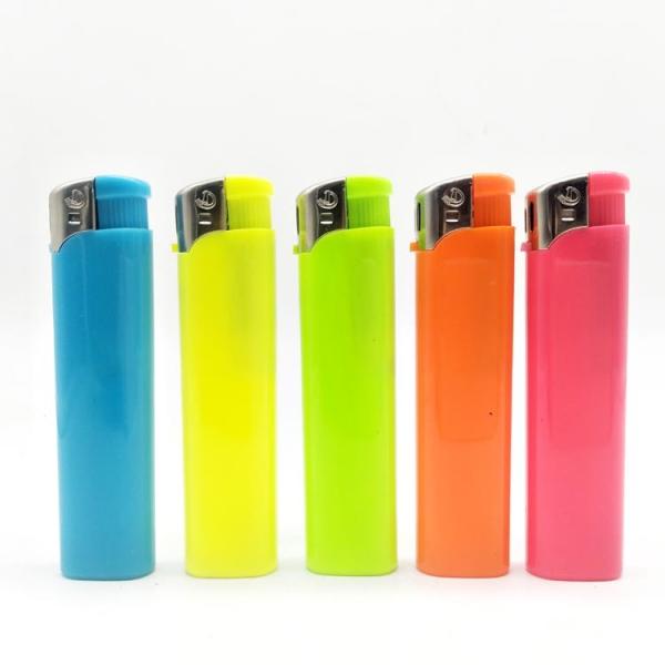Quality DY-051 Solid Five Colors Popular Electric Gas Lighter for Cigarettes for sale