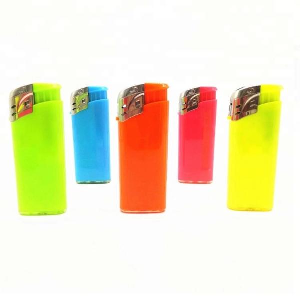 Quality ISO9994 Standard Semi-transparent Electronic Gas Lighter in Factory Price for sale