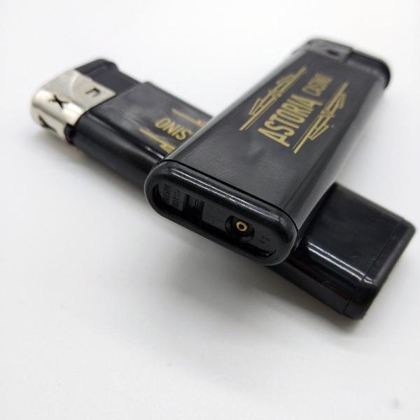 Quality DY-071 Black Body Electric Lighters with Gas for Printing for sale