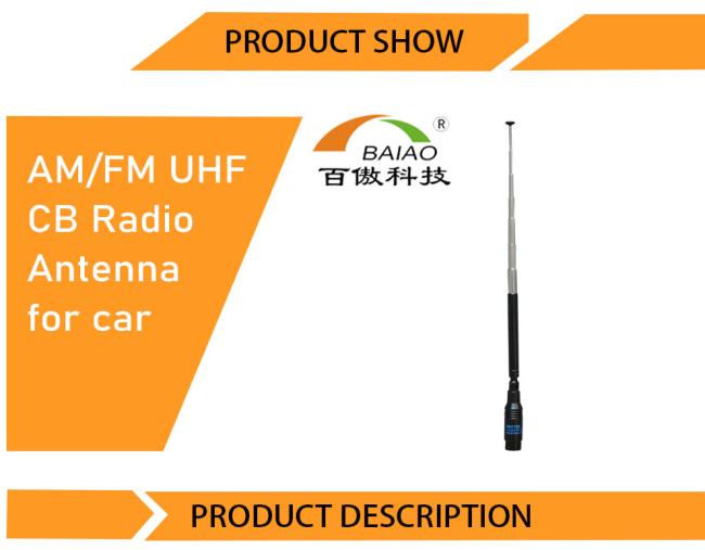 Frequenza ultraelevata 144 430MHz Ham Radio Antenna di VHF ricetrasmittente con potere massimo 10W ed il connettore di BNC
