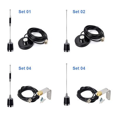 China NMO Dual Band Antenna 144MHz VHF and 430MHz UHF Two Way Antenna Mobile Radios aerial Car mobile radio antenna for sale