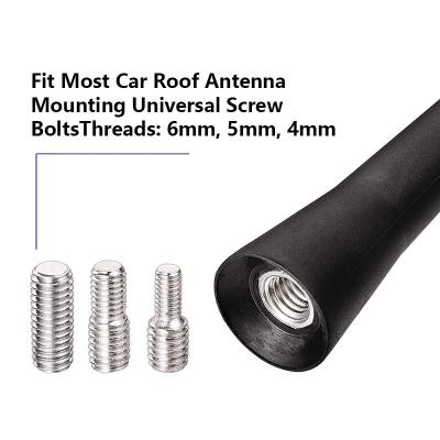 China 2.5 Zoll Gummi-Auto-Antenne FM 87,5-108MHZ AM 520-1620MHZ Universalfahrzeug Dachmontage Kurz Antennen wasserdicht zu verkaufen