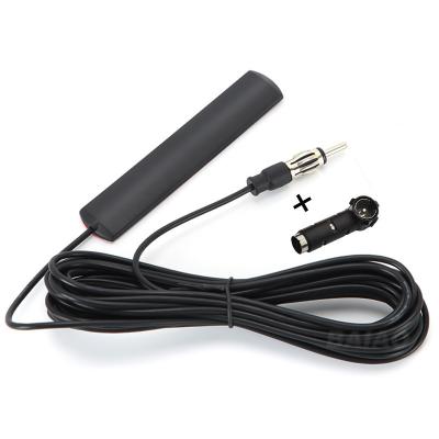 China DIN Plug Adhesive Patch Automobile Car hidden AM FM Radio Antenna for Vehicle Truck Stereo Receiver Head Unit for sale