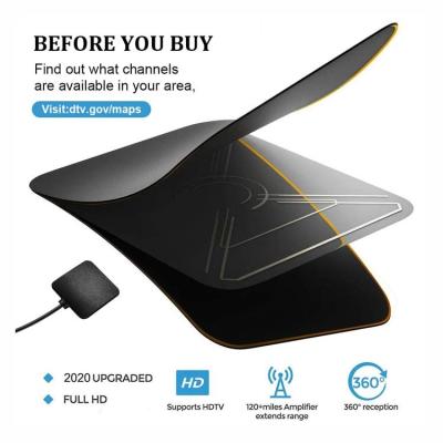 Cina 50 l'antenna della gamma 4K Hd Digital TV di miglio ha amplificato il piatto dell'interno ultrasottile in vendita