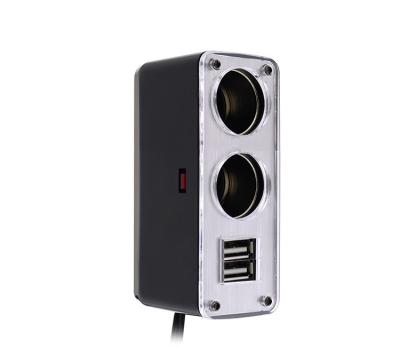 China OEM 2Usb Car Mobile Phone Charger 3.0 Qc With Cable for sale