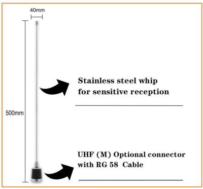 Cina Base magnetica 144 di VHF 430MHz di frequenza ultraelevata dell'automobile del supporto a due bande dell'antenna NMO in vendita