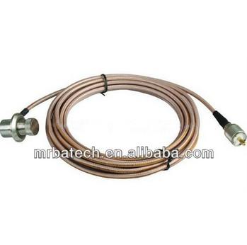 Cina Cavo del connettore dell'antenna di RG58 TV con il cavo dei connettori RG-58 di frequenza ultraelevata in vendita