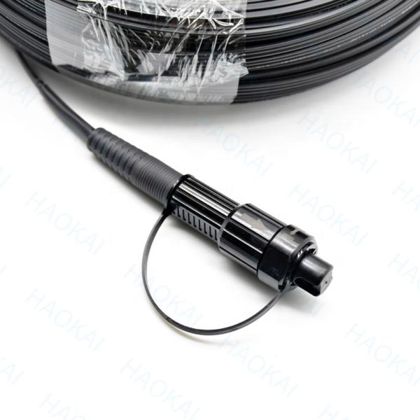 SC APC FTTA Cable à fibre optique 5,0 mm G657A2 LSZH 5M Cordon de patch noir