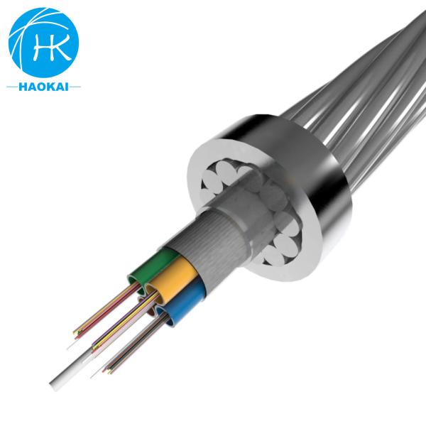 Quality OPPC Aerial Composite Overhead Ground Wire OPGW Fiber Optic Cable for sale