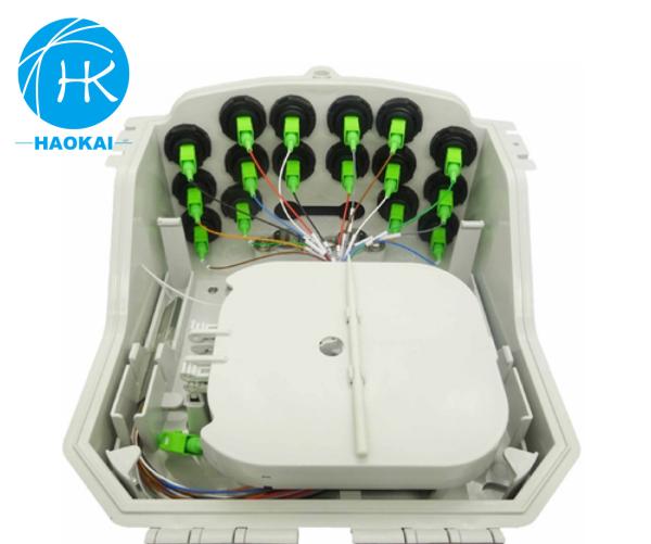 Box di giunzione in fibra ottica per esterni impermeabile 16cores 16ports FTTH