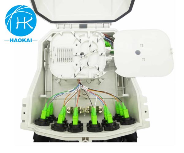 Box di giunzione in fibra ottica per esterni impermeabile 16cores 16ports FTTH