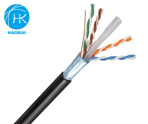 Quality Jelly Filled External LAN Cable PVC Jacket UTP CAT6 Outdoor Network Cable for sale