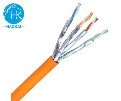 China Shield CU/FTP CAT6A Lan Cable Ethernet Network Cable 550Mhz Cat6 for sale