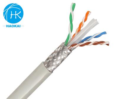 China Shield CU/FTP CAT6A Lan Cable Ethernet Network Cable 550Mhz Cat6 for sale