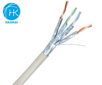 China Duplex LAN Internet Cable FFTP CAT7 Cable 1000ft 305m Roll Pass Fluke Test for sale
