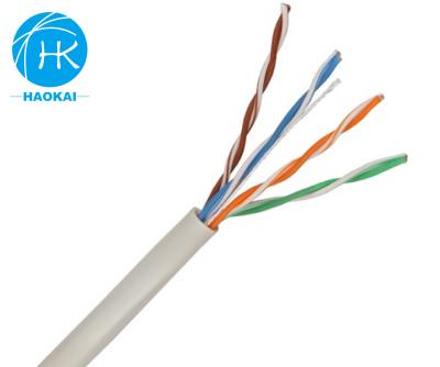China Outdoor 2 Pair Lan Cable UTP CAT5E With Messenger 4pr 24awg for sale
