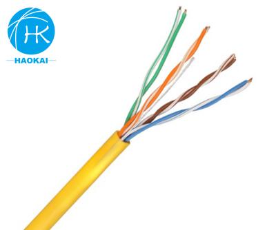 China Outdoor 2 Pair Lan Cable UTP CAT5E With Messenger 4pr 24awg for sale