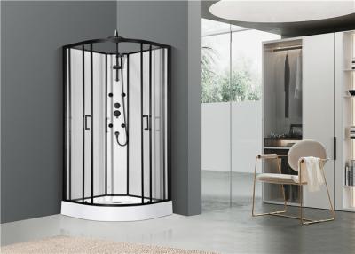 Cina Bathroom Shower Cabins , Shower Units 850 X 850 X 2250 mm  Black aluminium in vendita