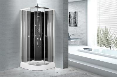 中国 850 x 850 の浴室の象限儀のシャワーのキュービクルの透明な緩和されたガラス材料 販売のため