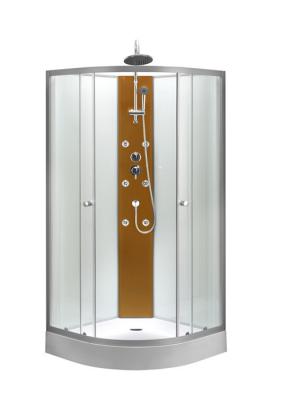 中国 白いアクリルトレイと屋根のあるサークル象限シャワーキャビン 販売のため