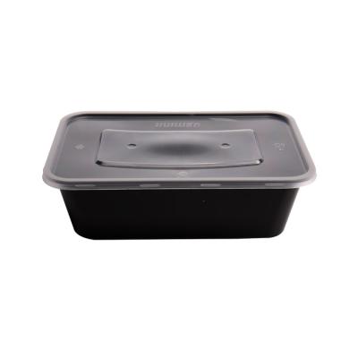 China Wholesale Disposable Exquisite Eco-Friendly Disposable Execution Food Packaging Plastic Fast Meal Box for sale