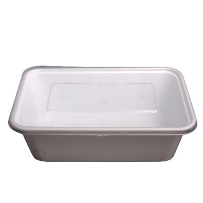 China High quality affordable disposable price environmental protection pp food meal plastic box for sale