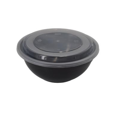 China Microwavable OEM Customized Factory Made Custom Recyclable Disposable Restaurant PP Plastic Packaging Meal Bowl for sale