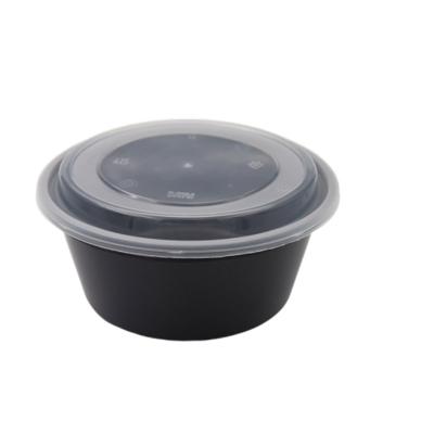 China Plasitc Microwavable Bowl OEM Customized Factory Made Custom Recyclable Disposable Restaurant PP Plastic Packaging Meal Bowl for sale