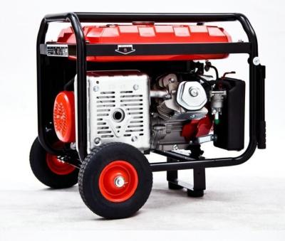 Cina 27A corrente nominale 6kw piccolo generatore di benzina mobile per la casa 220V carburante 90 benzina in vendita