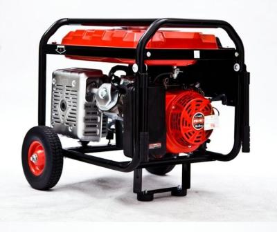 Cina 27A corrente nominale 6kw piccolo generatore di benzina mobile per la casa 220V carburante 90 benzina in vendita