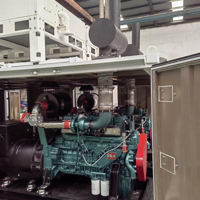 Cina Sistema di accensione elettrica 750kw 937.5kva generatore silenzioso senza suono di centrale elettrica a gas naturale in vendita