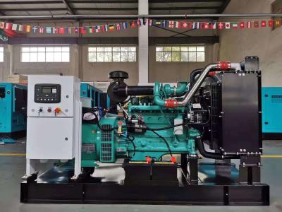 China 1500 RPM waterkoeling Diesel generator 300Kva met Cummins 250kw voor noodvoorziening Te koop